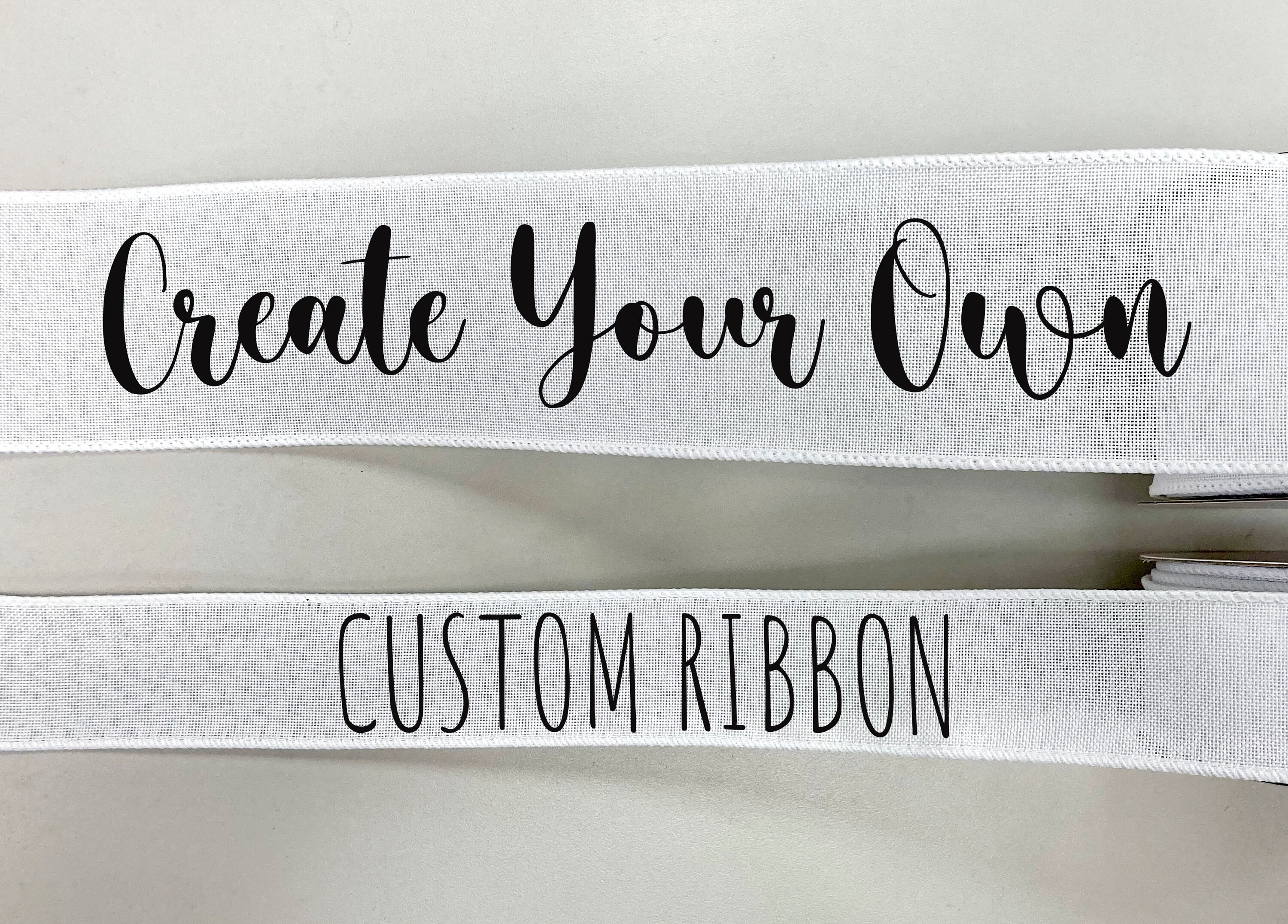 Custom Designed Ribbon by 5 Yards | Etsy