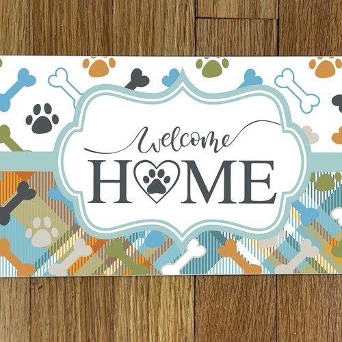 Welcome Home Dog_wreath Sign - Etsy