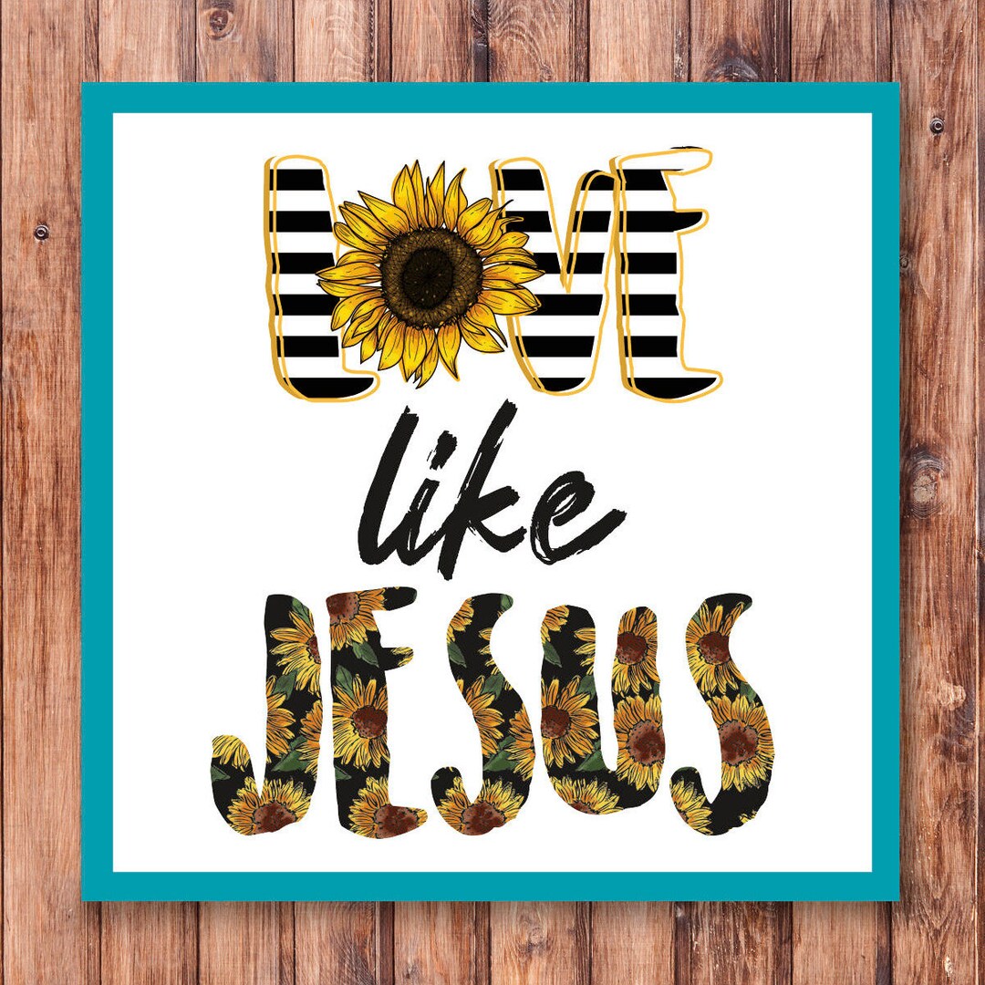 Love Like Jesus_wreath Sign - Etsy