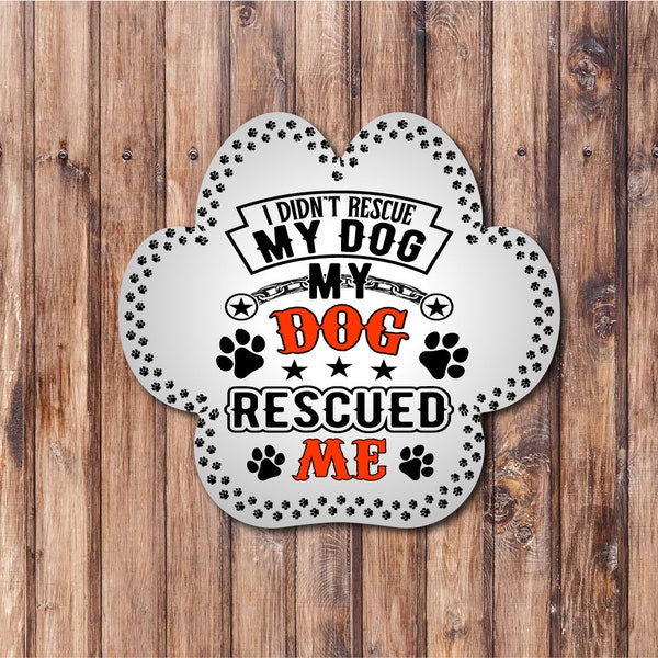 Rescue Dog Sign - Etsy