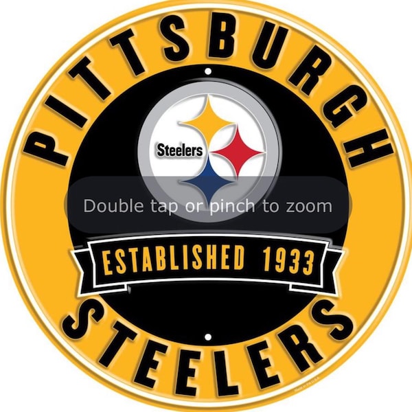Pittsburgh Steelers Sign - Etsy