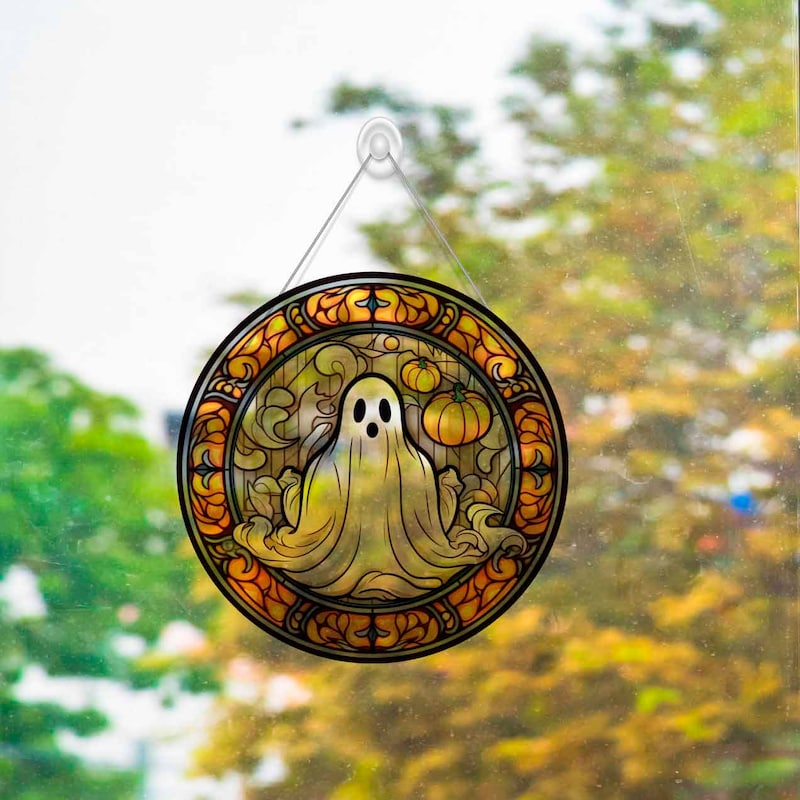 Stained Glass Ghost - Etsy