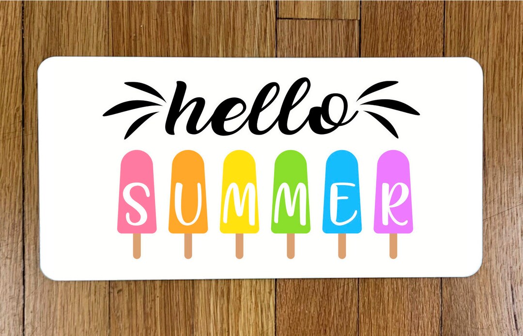 Hello Summer Popsicles Wreath Sign - Etsy