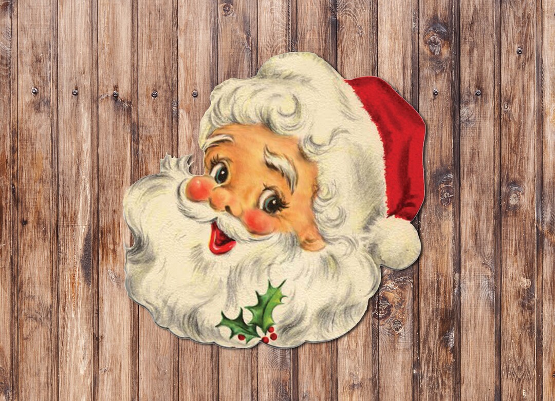 Santa Wood Sign - Etsy