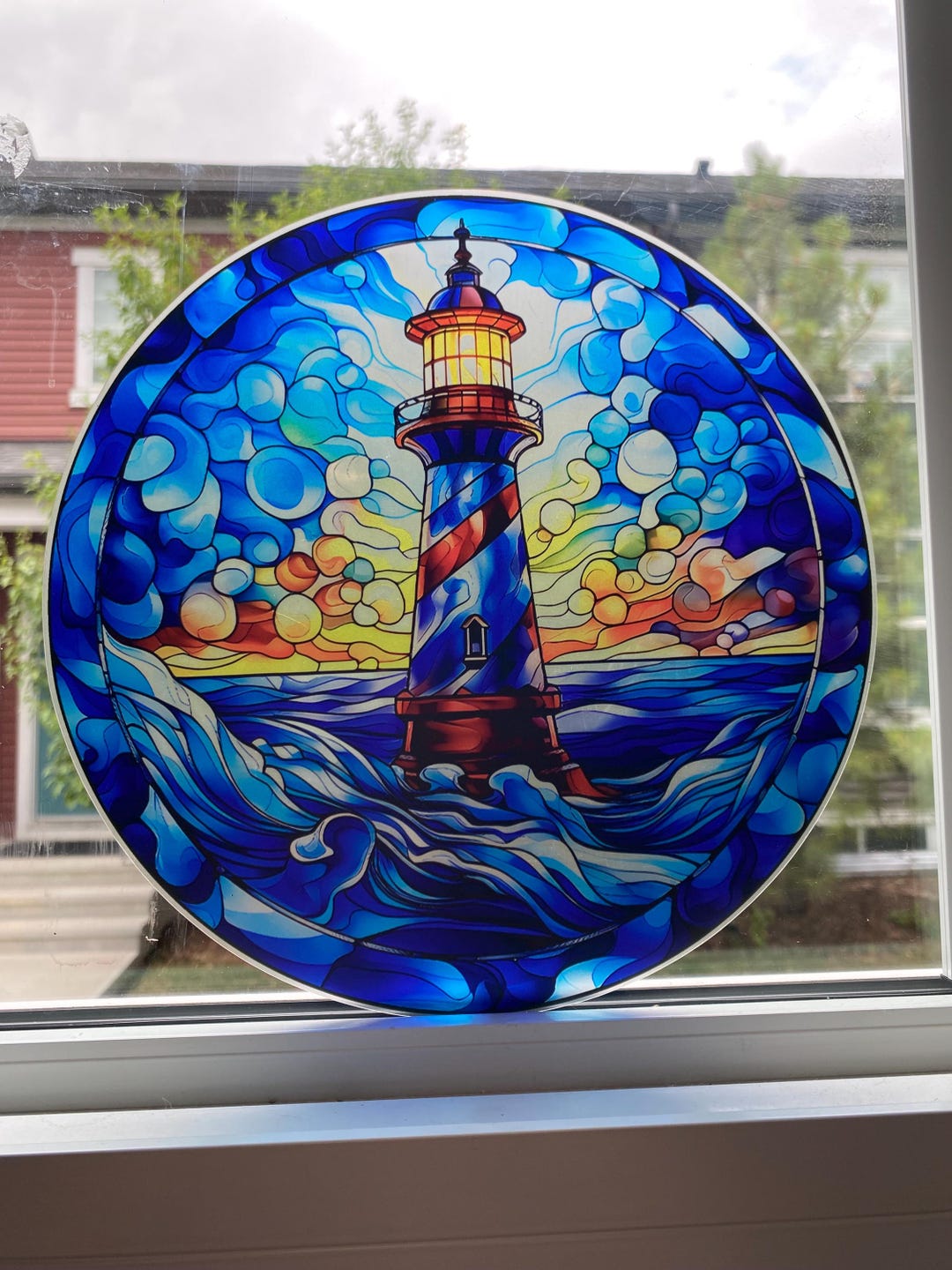 Light House, Ocean, Nautical, 9 Inch Window Cling, Home Decor, Rv - Etsy