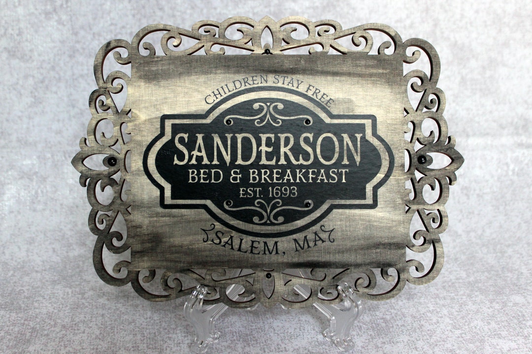 Sanderson Sisters Bed and Breakfast Funny Wood Sign | Hocus Pocus Decor ...