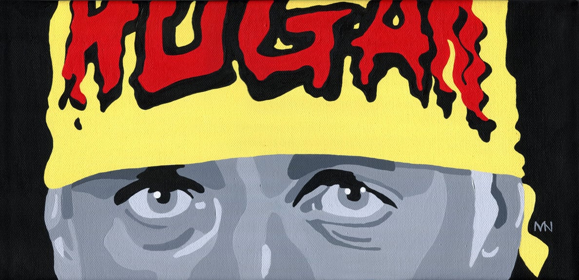 HULK HOGAN hulk Poster Print of Original Painting 3 Sizes - Etsy