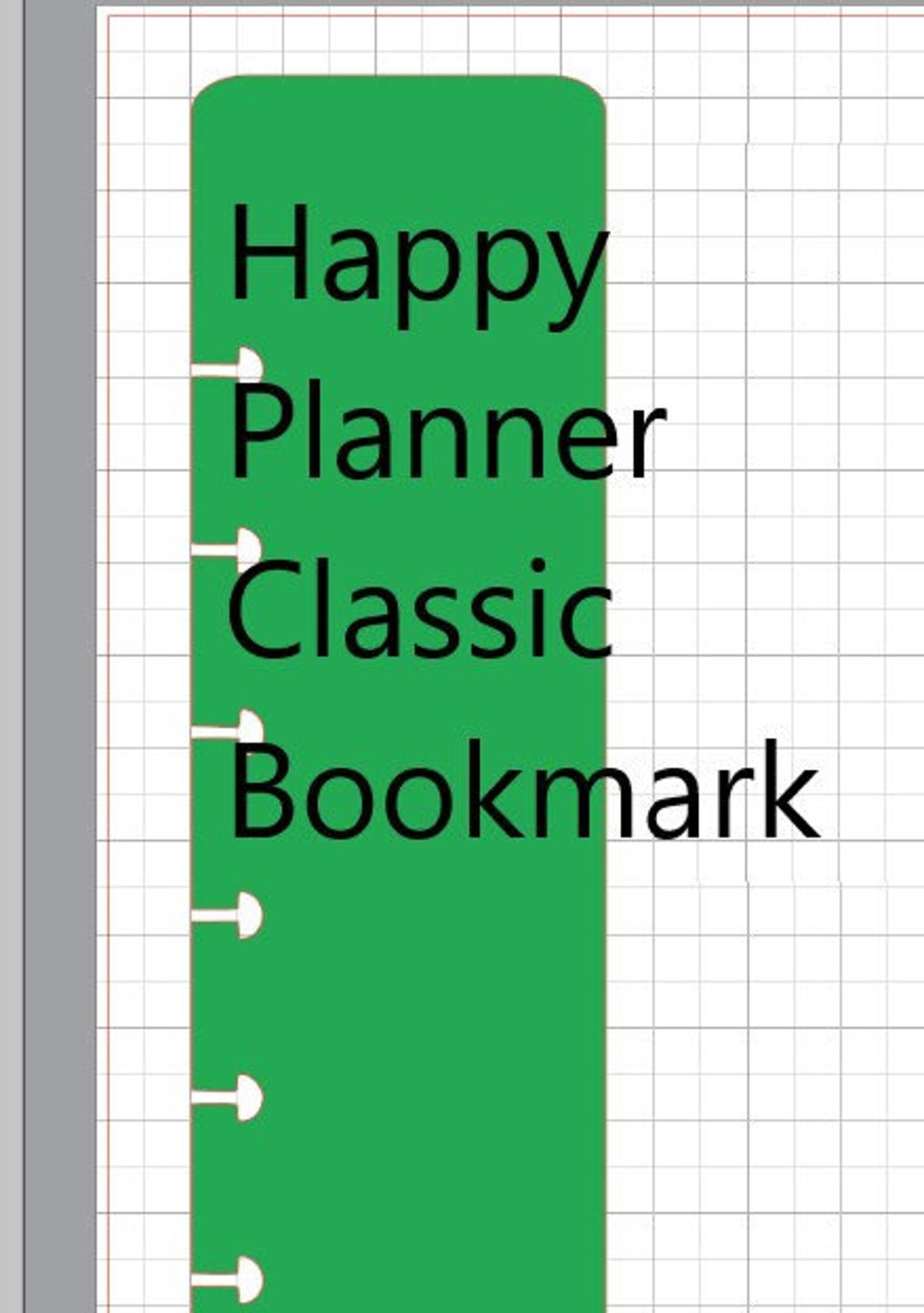 Happy Planner Classic Bookmark - Etsy