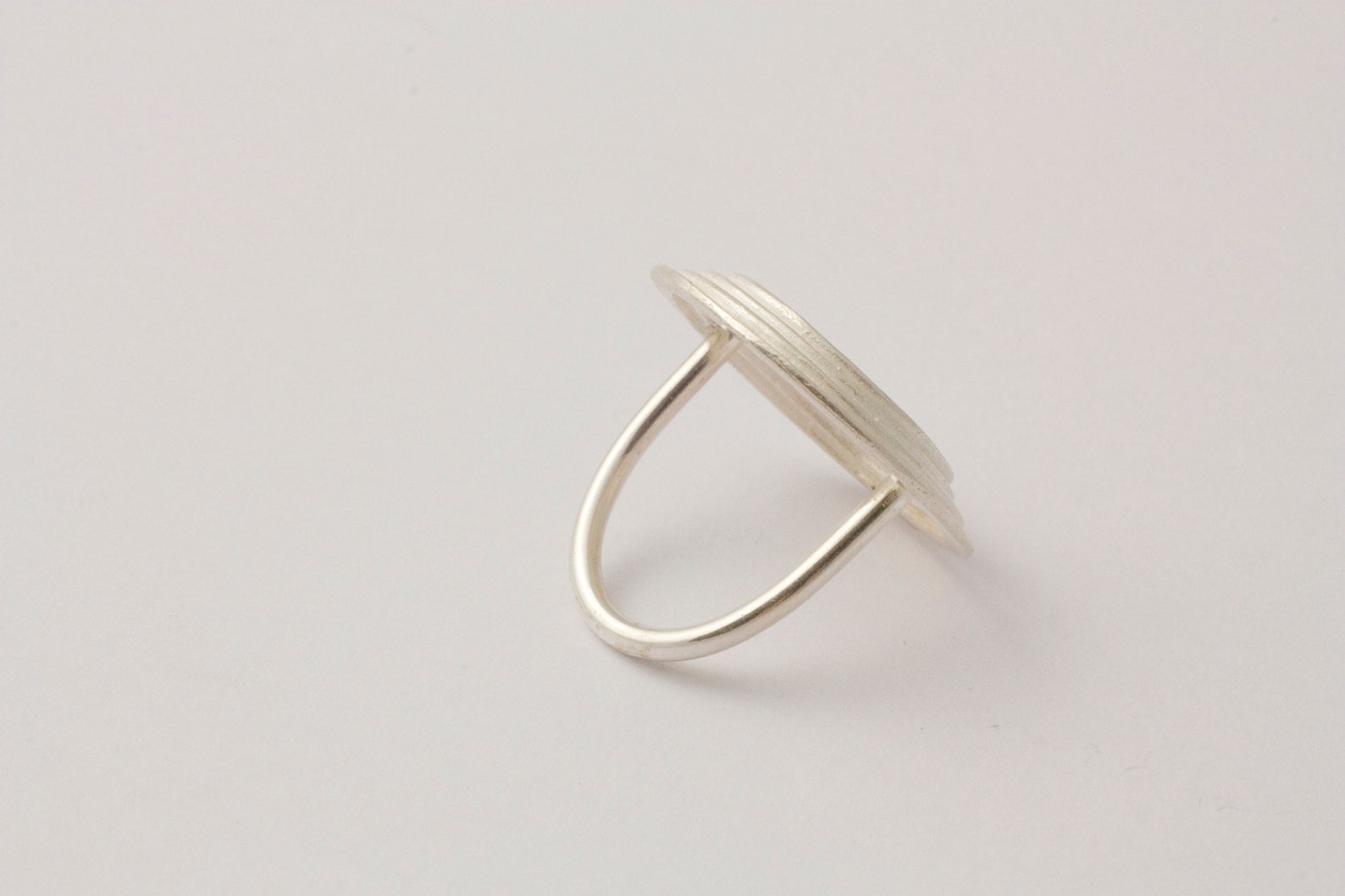 Circles Ring. Silver Ring. Big Minimalist Ring. Gorgeous Silver Ring ...