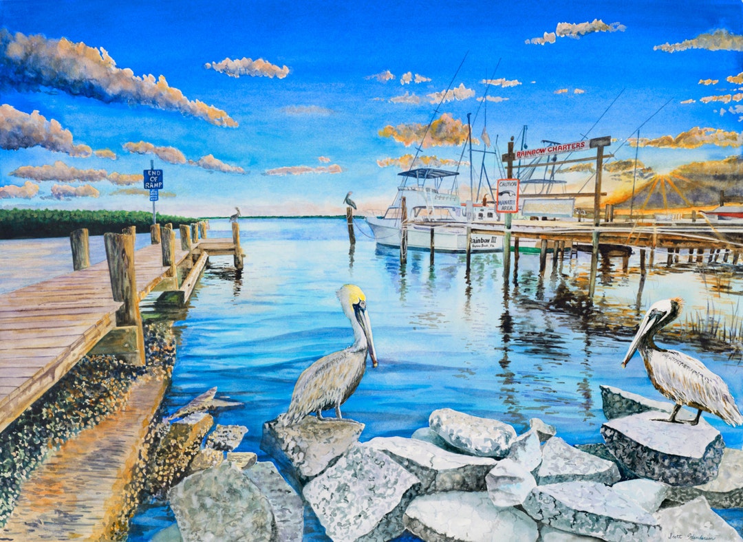 Art Print, “sunrise at Ponce Inlet” 11 X 14 and 16 X 20 Sizes Available ...