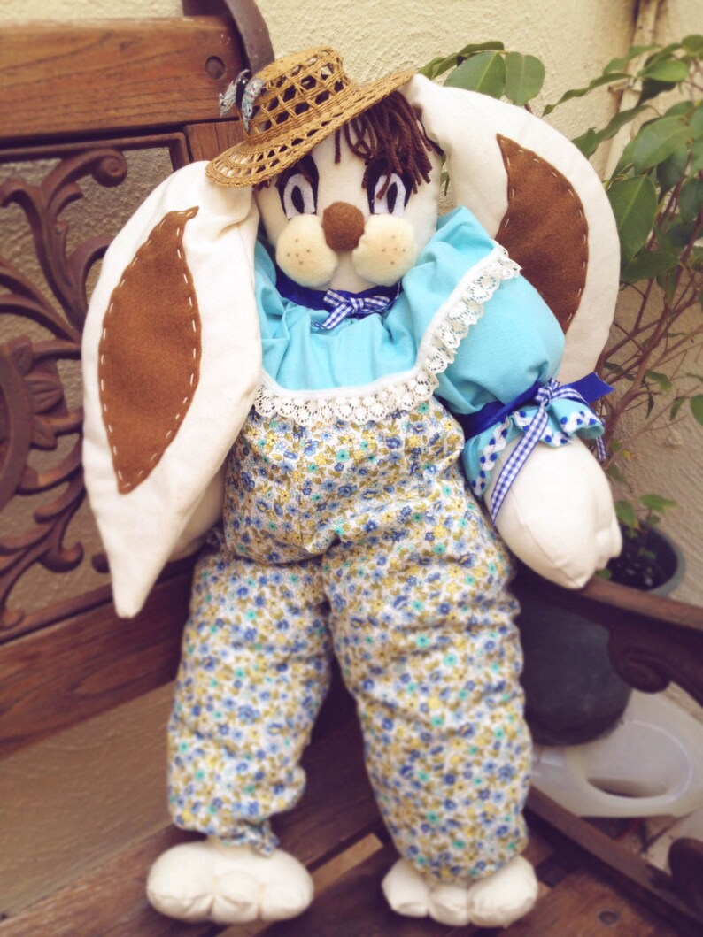 Adorable Plush Easter Rabbit Which Can Be Personalised. - Etsy