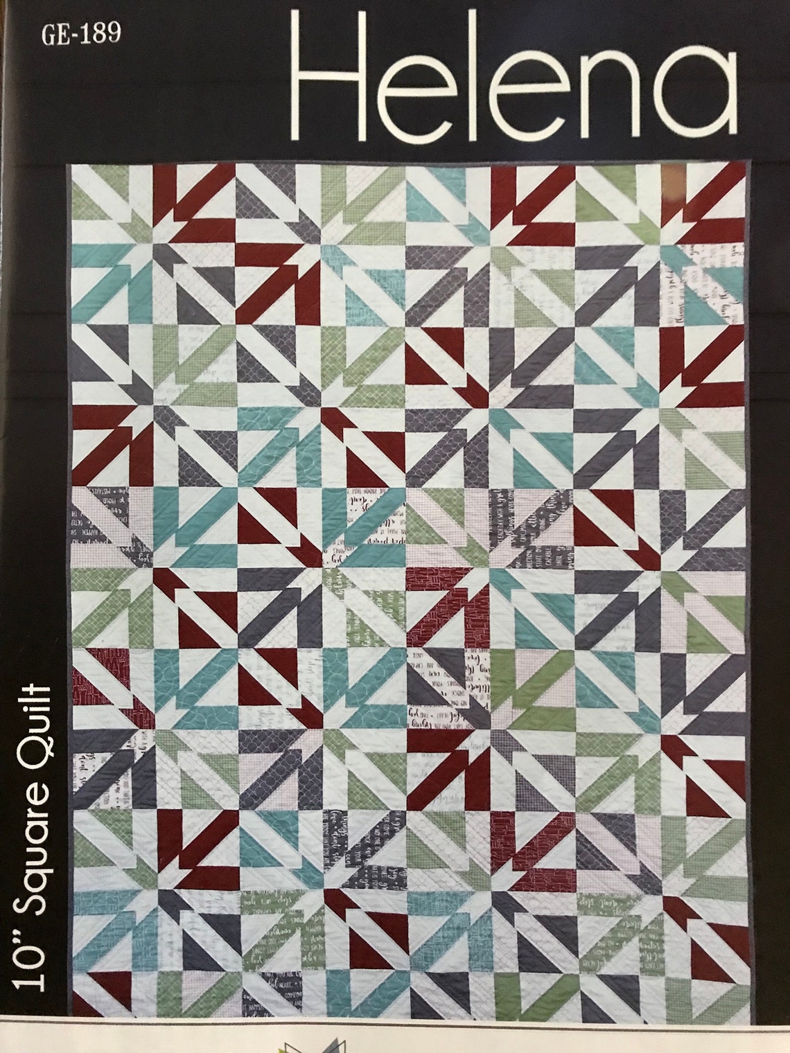 Helena Quilt Pattern From GE Designs by Gudrun Erla Free Shipping - Etsy