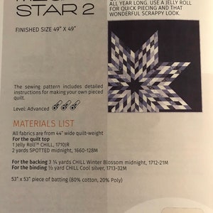Mega Star 2 Quilt Pattern by Brigitte Heitland of Zen Chic. - Etsy