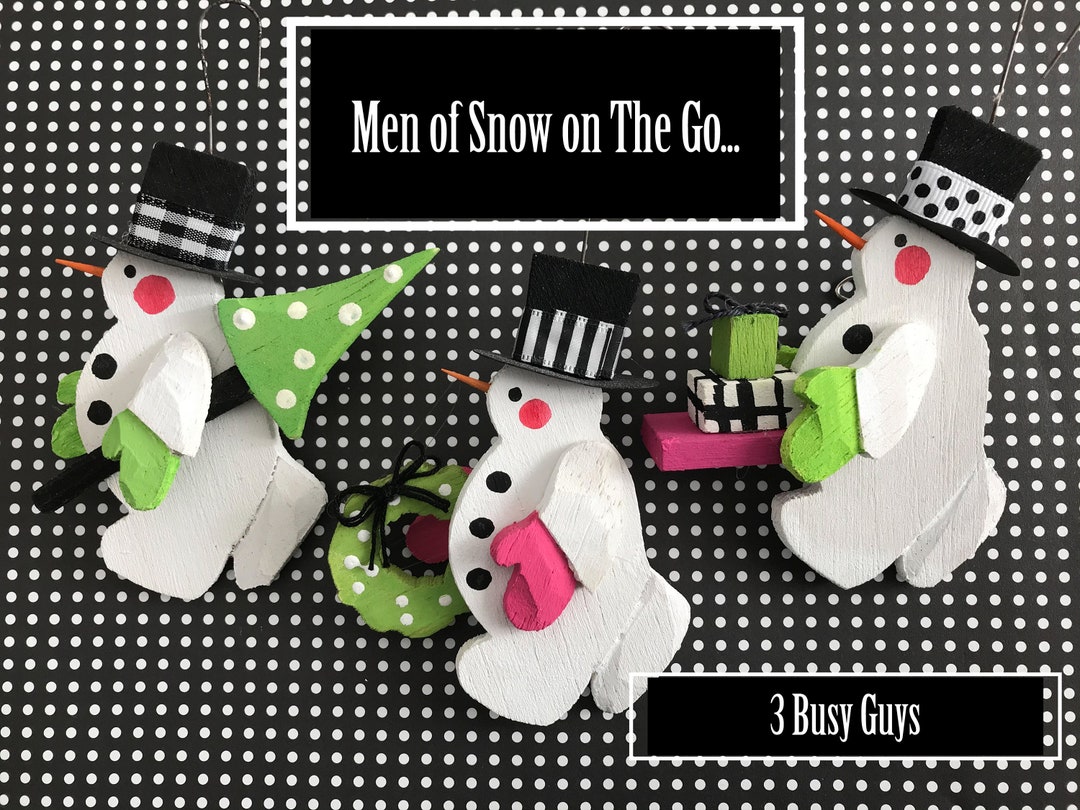 Men of Snow on the Go! I’ve Got the Tree Ornament-i’ve Got the Wreath ...