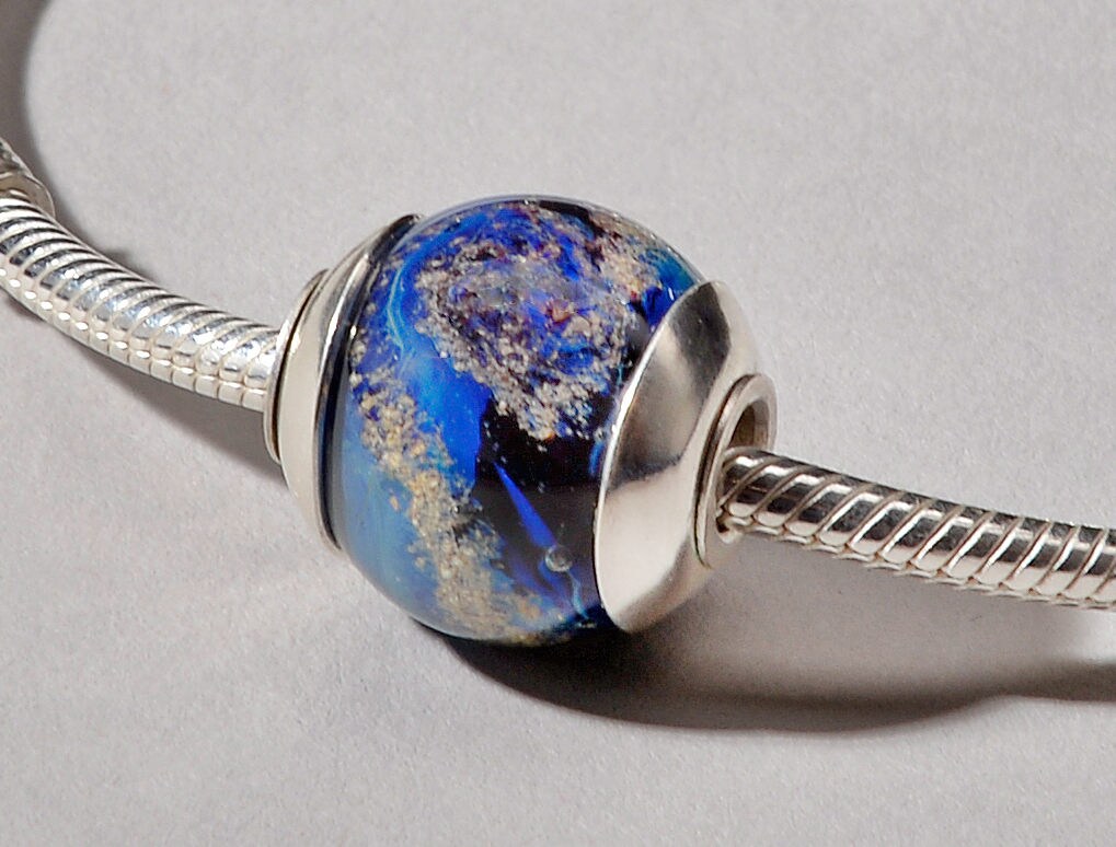 Cremation Ash Large Hole Ash Bead bracelet Not Included. - Etsy Canada