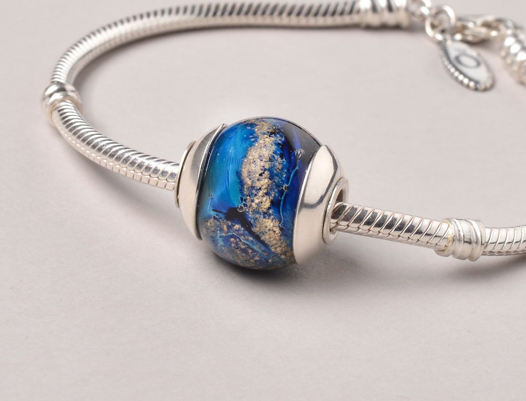 Cremation Ash, Large Hole Ash Bead (bracelet Not Included). Cremation ...