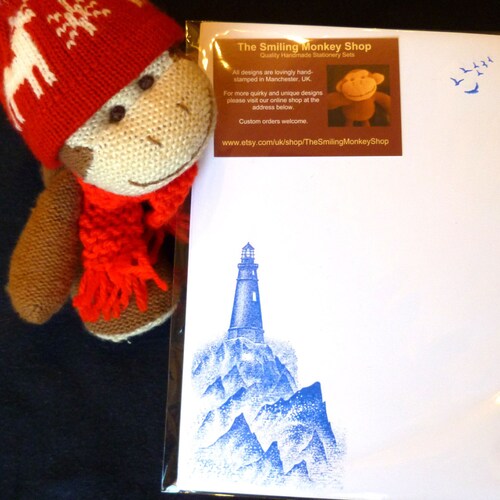 Lighthouse Stationery Set Lighthouse Writing Paper With - Etsy