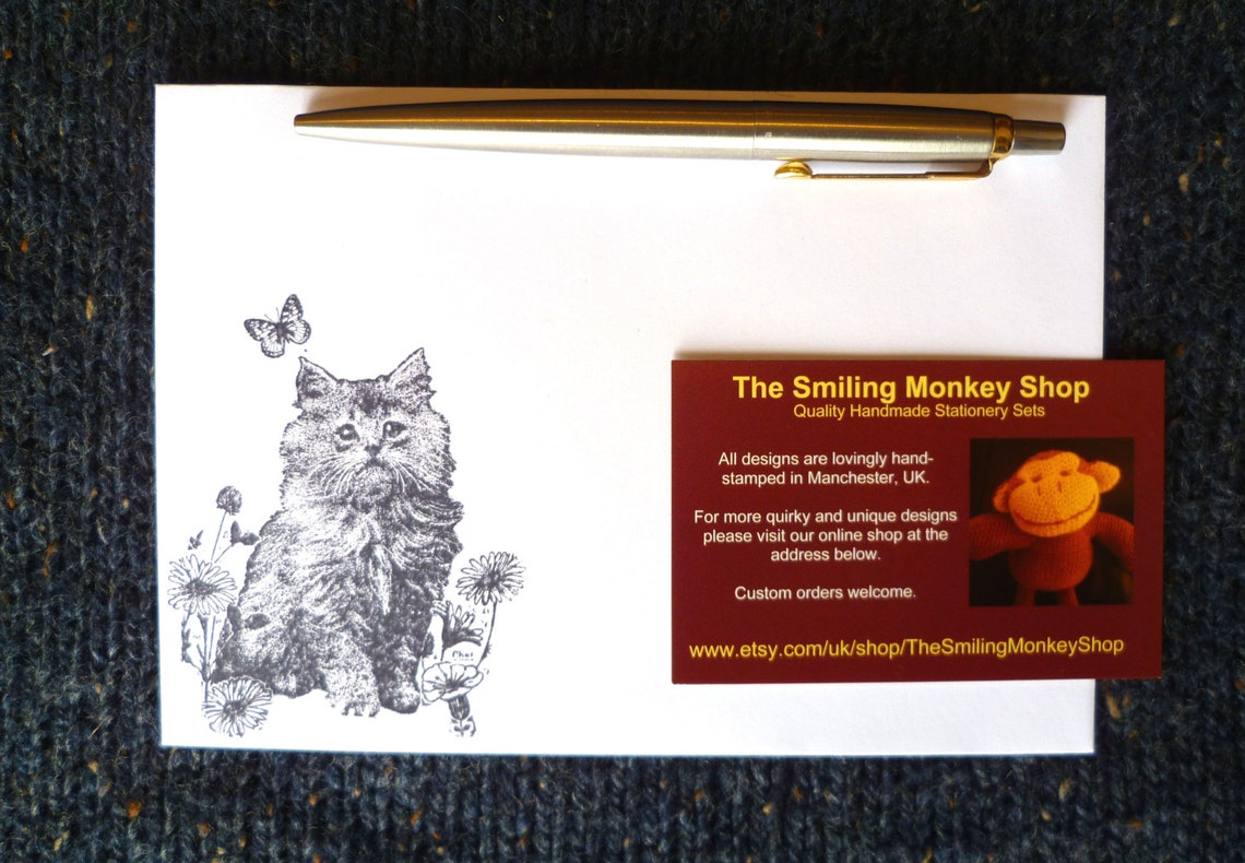 Vintage Cat Letter Writing Set Cute Cats Writing Paper con - Etsy México