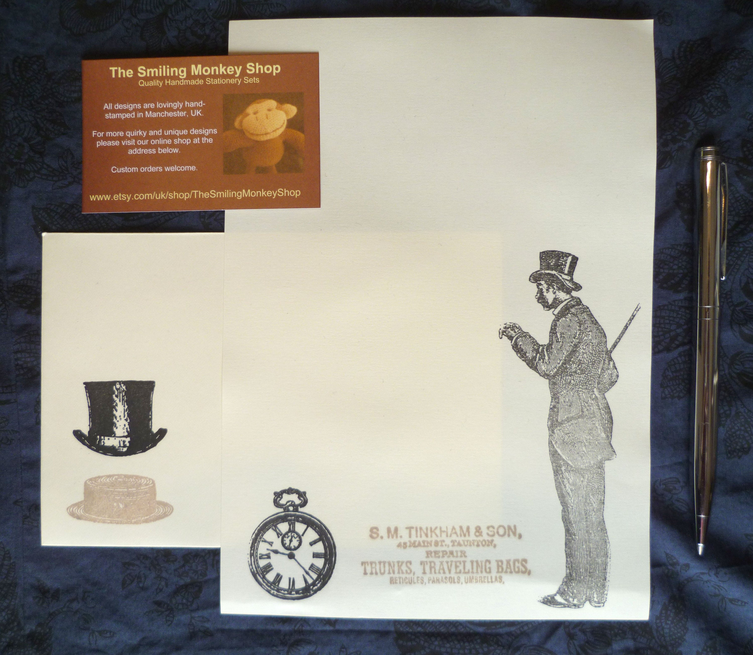 A Gentleman About Town Stationery Set Gentleman Writing Paper ...