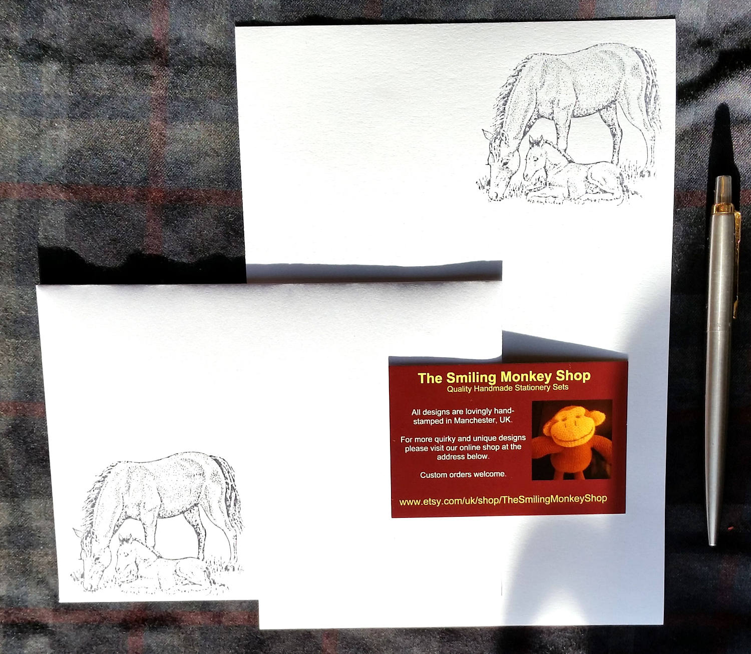 Horses Stationery Set - Horse Writing Paper With Matching Premium ...