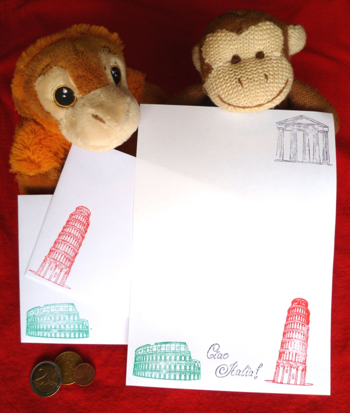 Italian Stationery Set - Ciao Italia Writing Paper With Matching ...