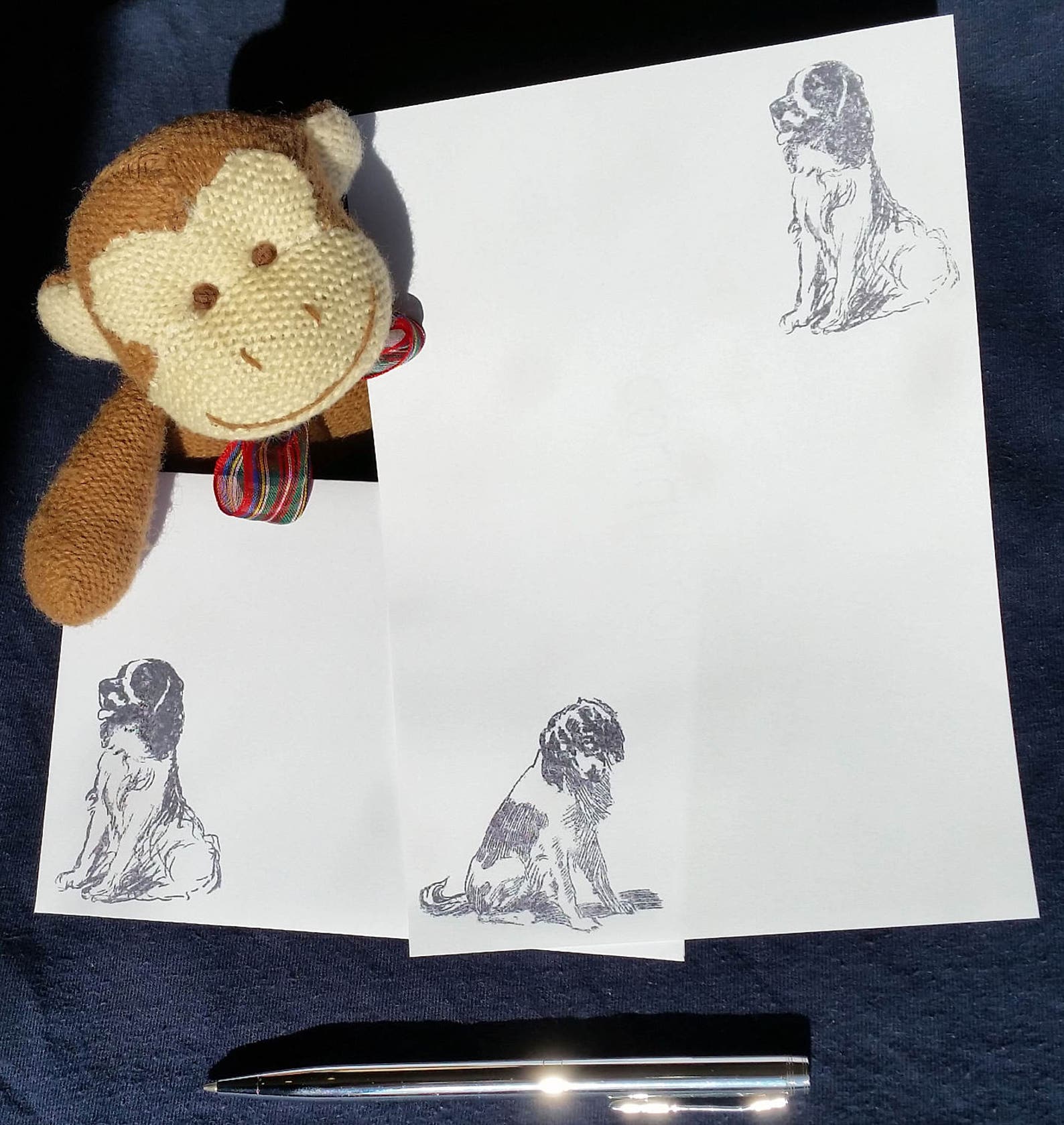 Spaniel Dog Letter Writing Set Dogs Writing Paper With - Etsy