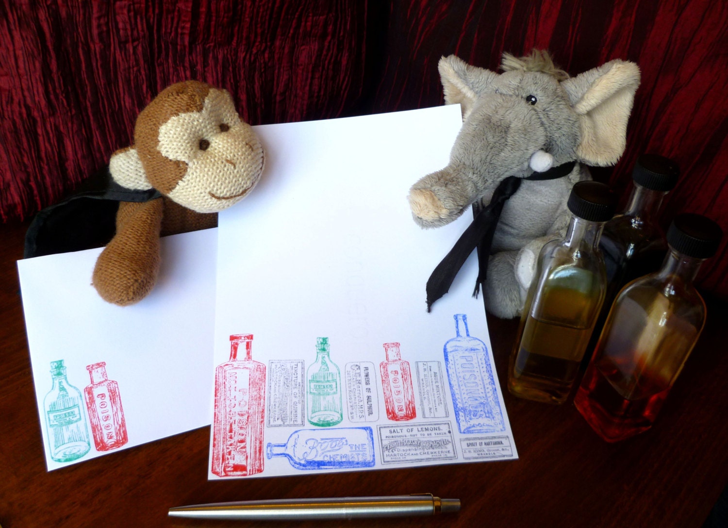 Poison Pen Stationery Set Poison Writing Paper With Matching Premium ...