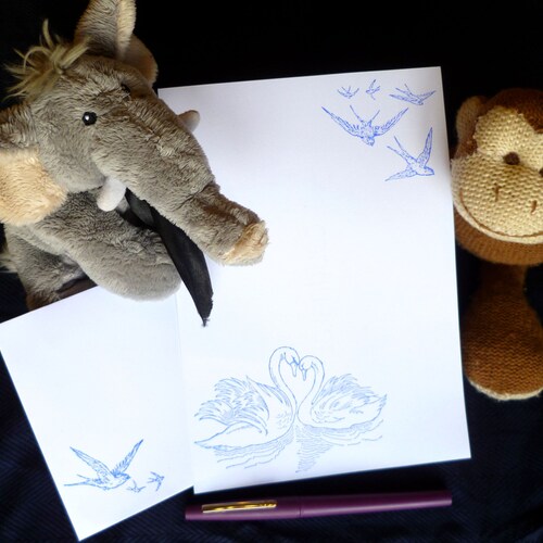 Dog Stationery Set Sleeping Dogs Writing Paper With Matching - Etsy