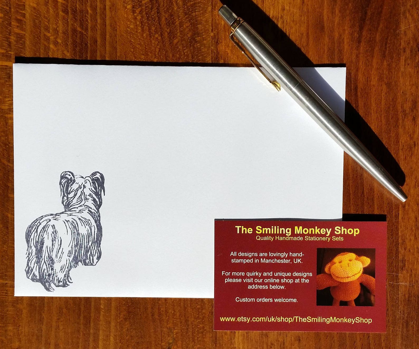 Terrier Dog Stationery Set Terrier Writing Paper & Matching - Etsy UK