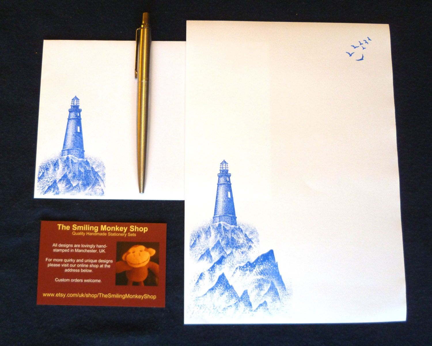 Lighthouse Stationery Set - Lighthouse Writing Paper With Matching ...