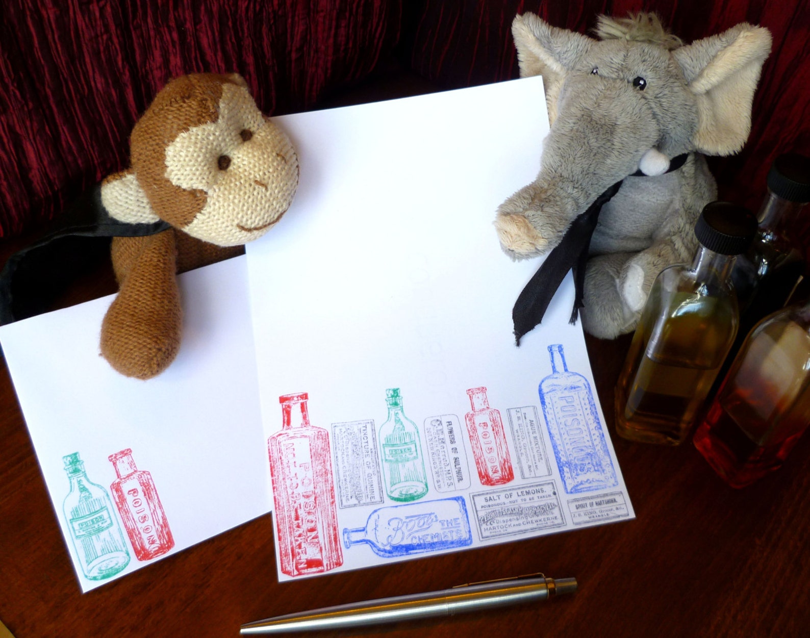 Poison Pen Stationery Set - Poison Writing Paper With Matching Premium ...