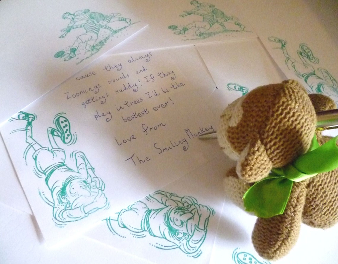 Rugby Football Letter Writing Set Rugby Writing Paper With Matching ...