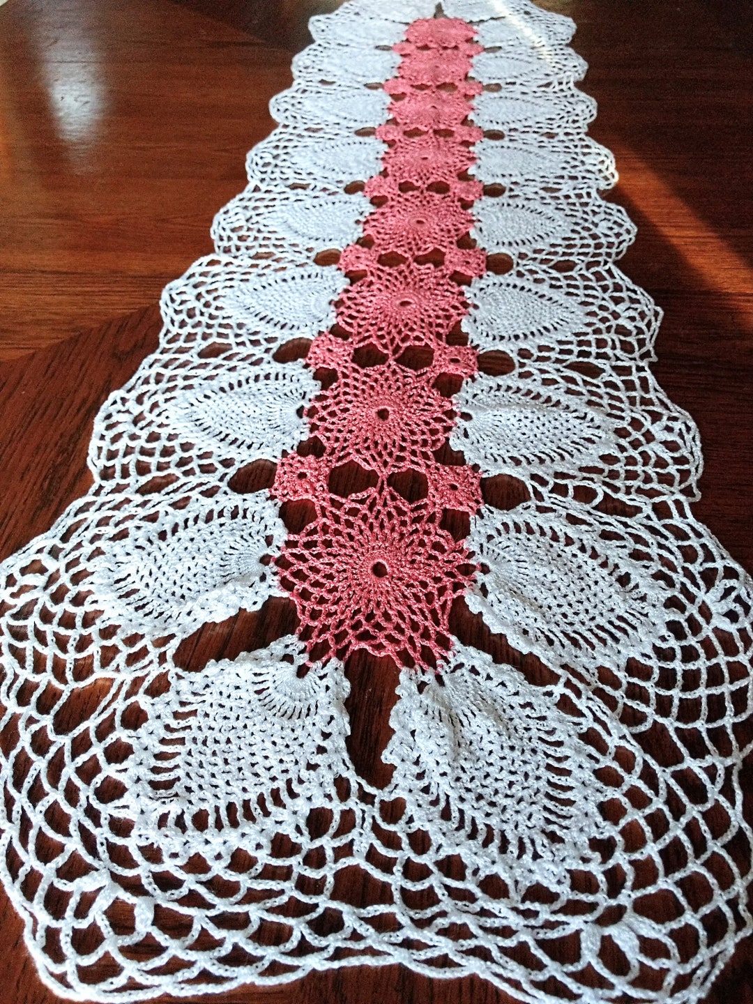 Crocheted Table Runner - Etsy
