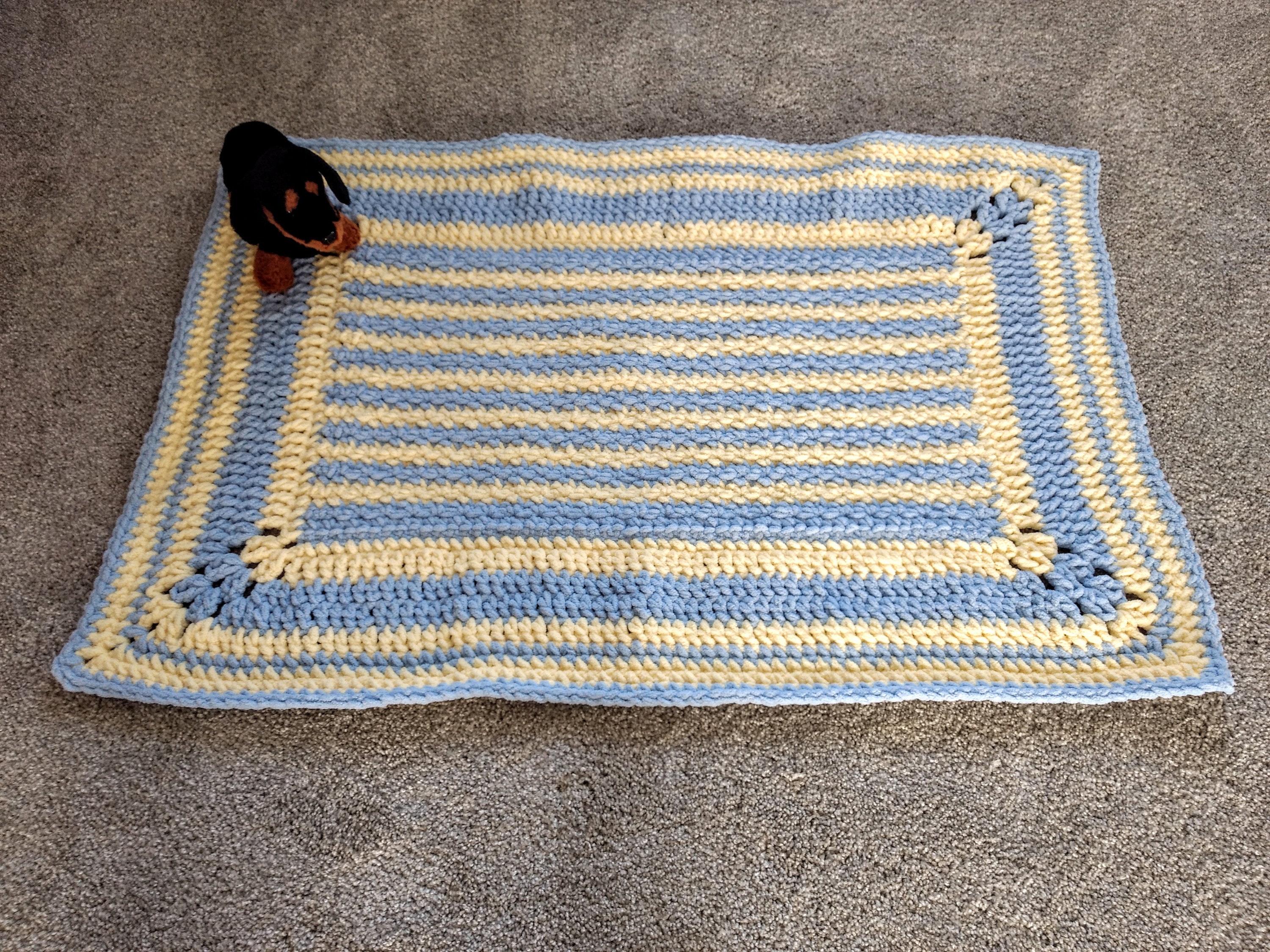 Crocheted Baby Rug/playmat - Etsy