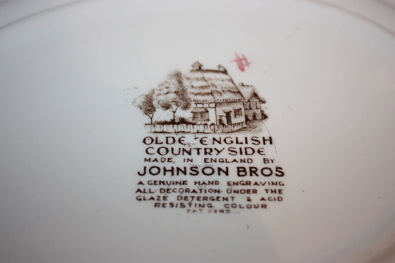 Vintage Johnson Brothers Transferware Platter Ceramic | Etsy
