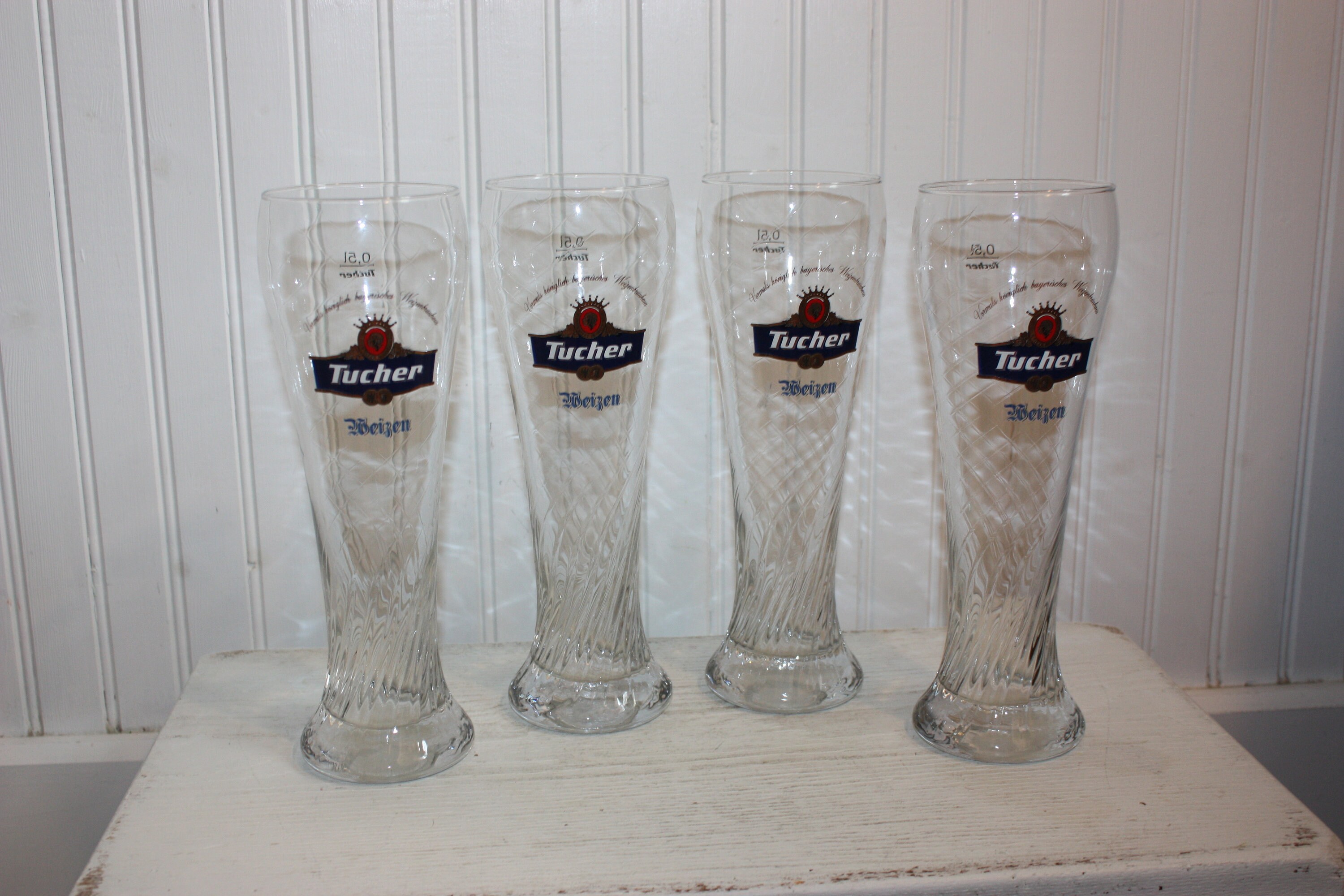 Vier Tucher Weizen Biergläser deutsche Pilsner Gläser 05 | Etsy