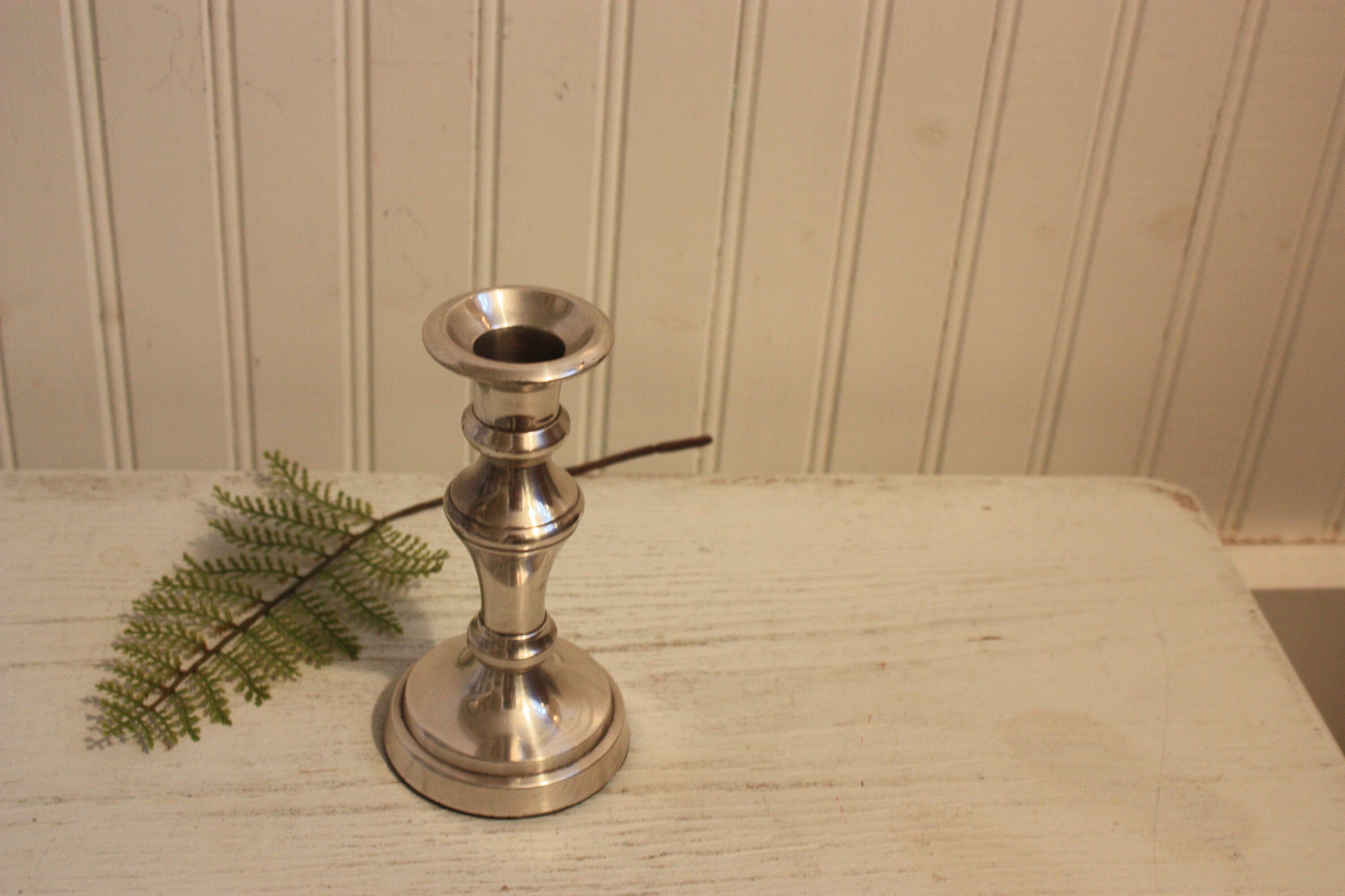 Silverplate Candleholder, Restoration Hardware, Taper Candlestick ...