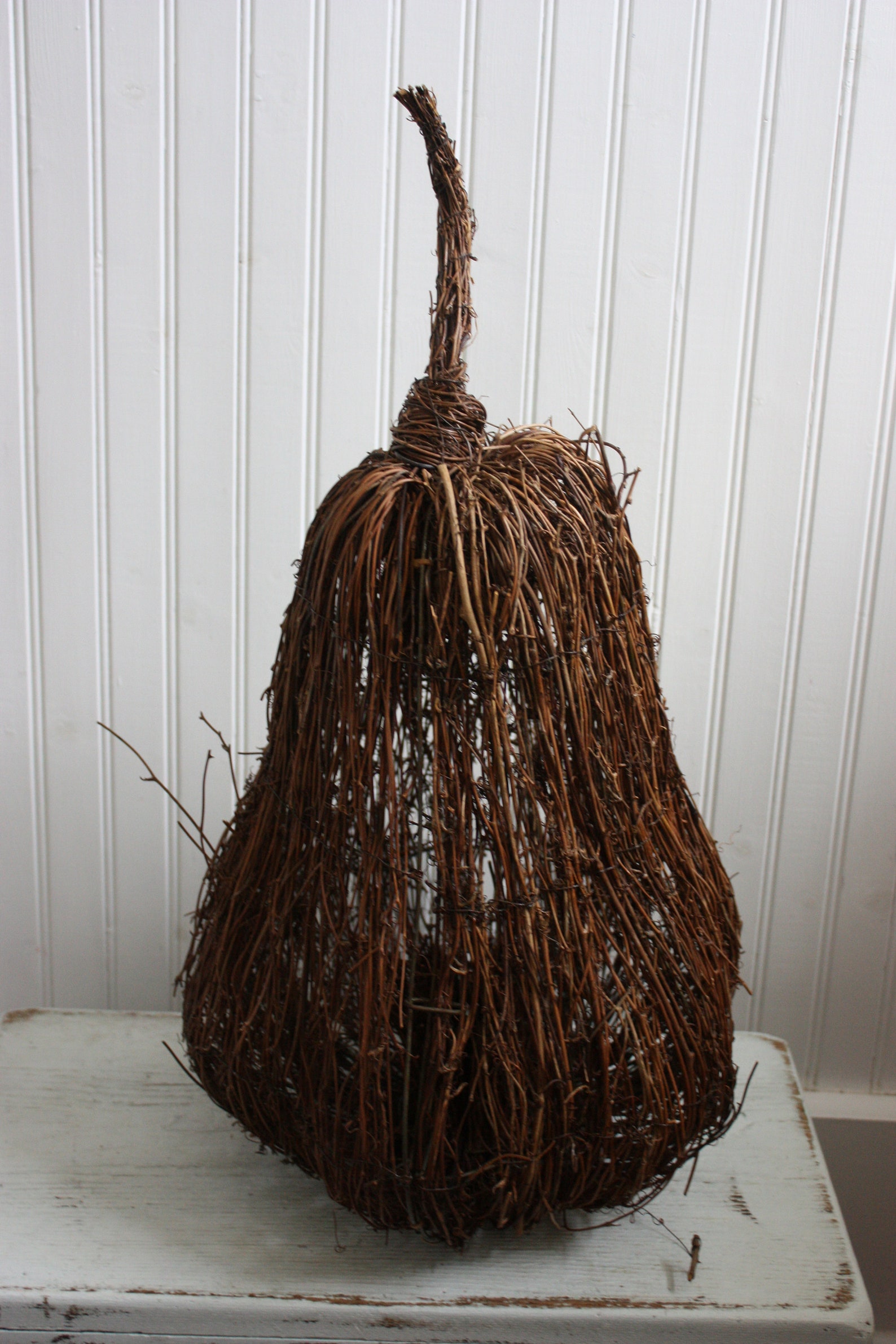 One Oversized Natural Twig Pear Decor Extra Large Woven Twig | Etsy