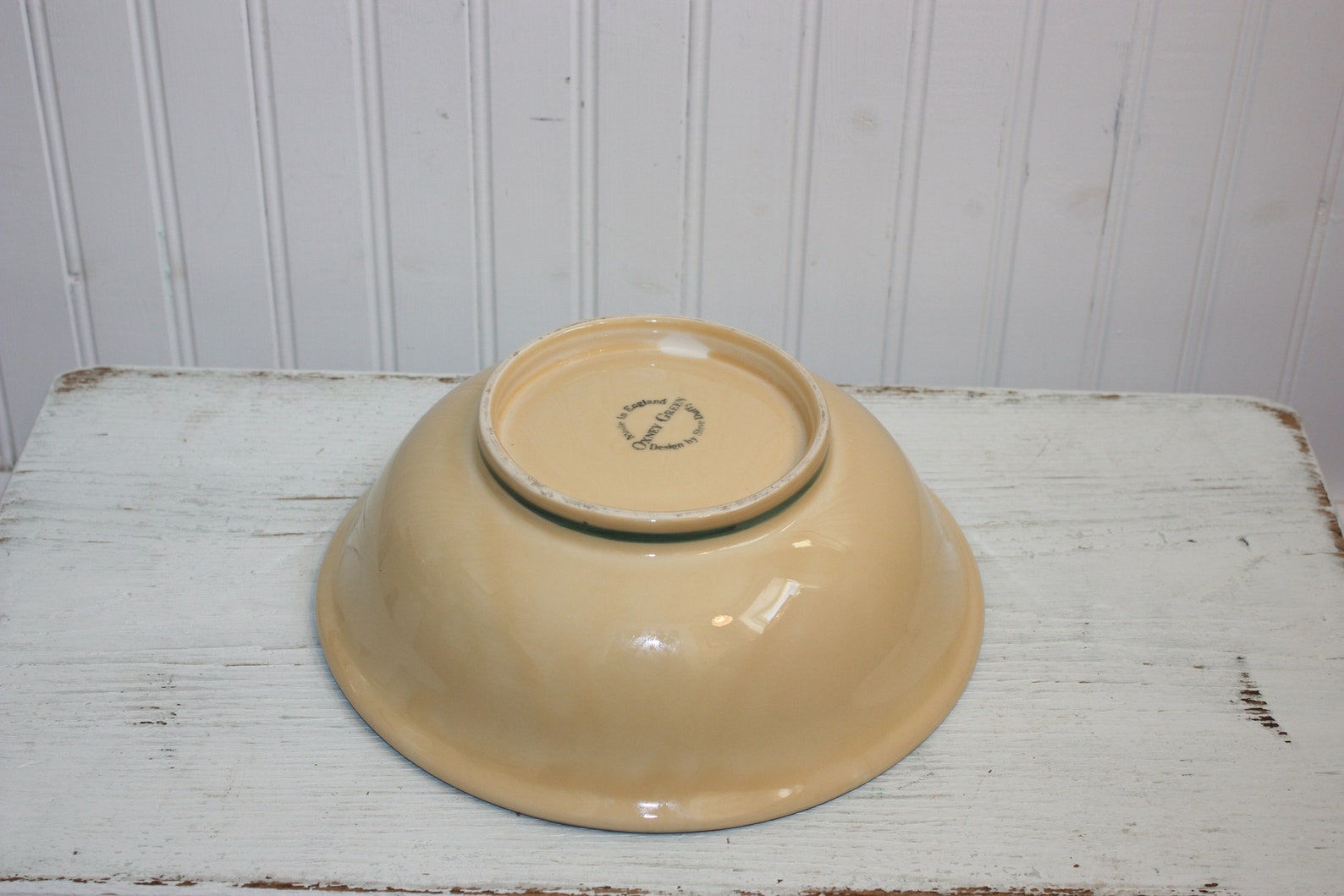 Oxney Green Bowl, Oxney Green Stoneware Serving Bowl, Designed by Steve ...