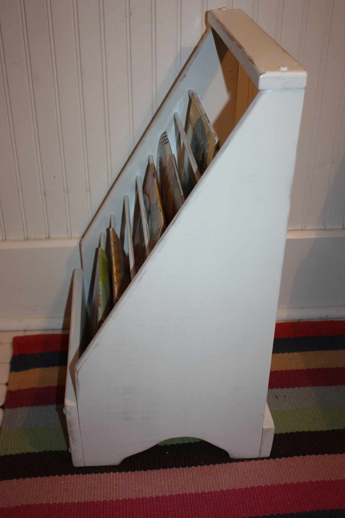 Childrens Book Rack Floor Book Rack Standing Child's | Etsy