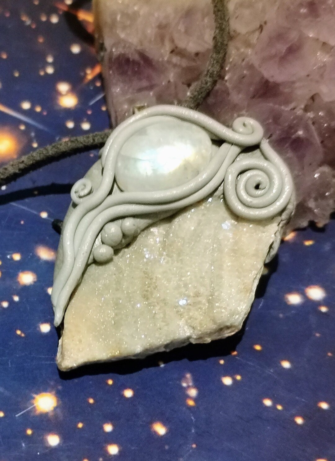 Pleiades Starchild. Pleiades Jewelry Gemstone Necklace. Pleiadian ...
