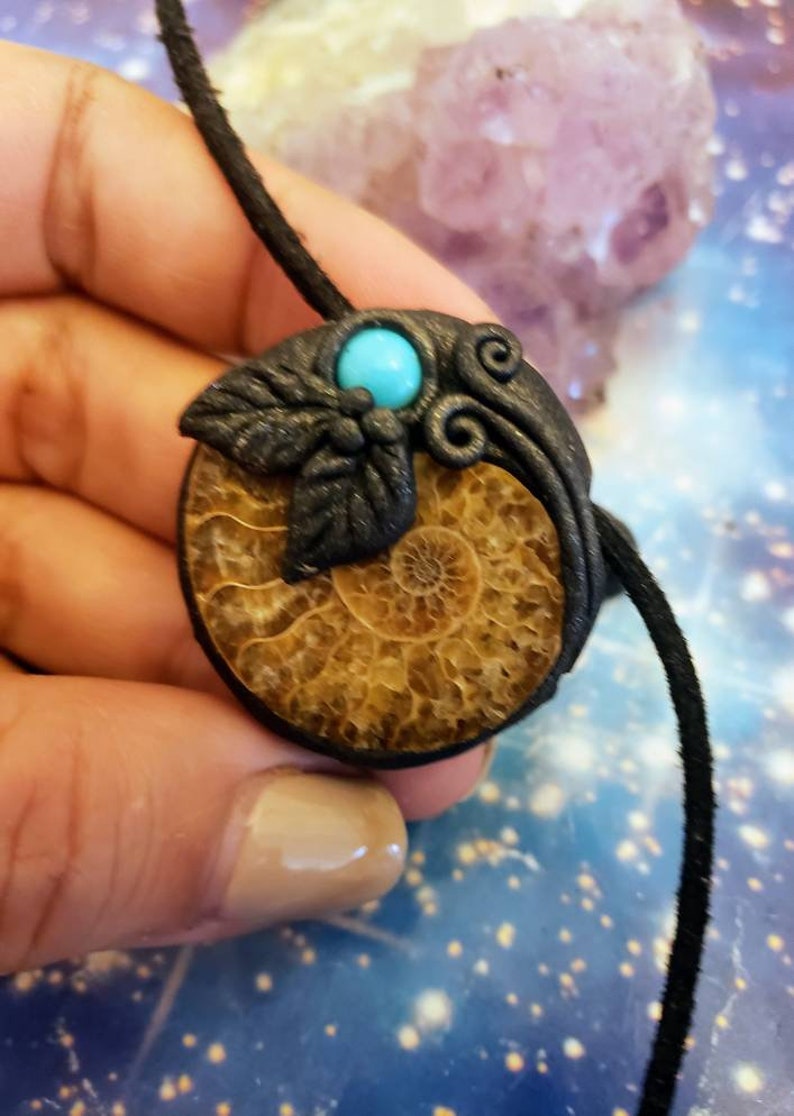 Golden Ratio. Ammonite Pendant Fossil Necklace. Fibonacci - Etsy