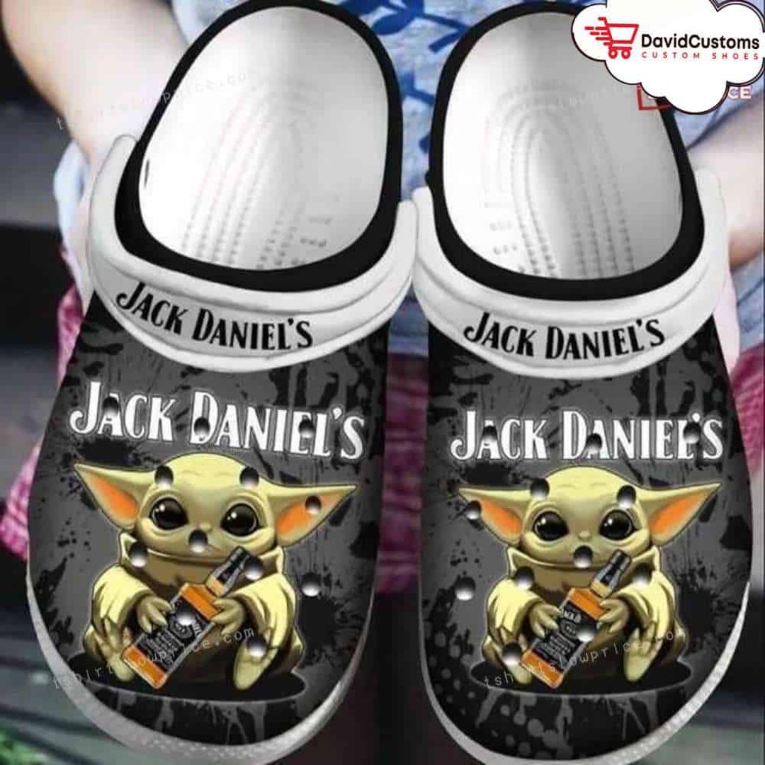 Baby Yoda Hug Jack Daniels Clogs for Men Women - Etsy