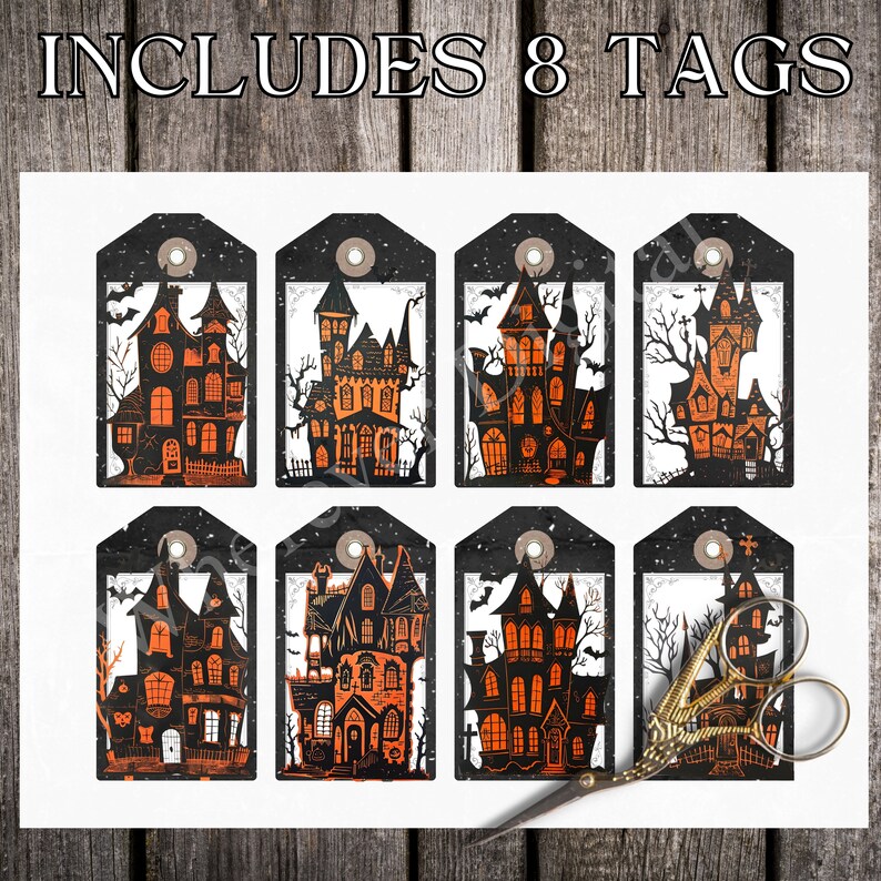 Halloween Junk Journal, Creepy Halloween Journal, Haunted House ...