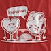 Impostor Heart T-shirt Valentine's Day Hearts Red Heart T-shirt Funny ...