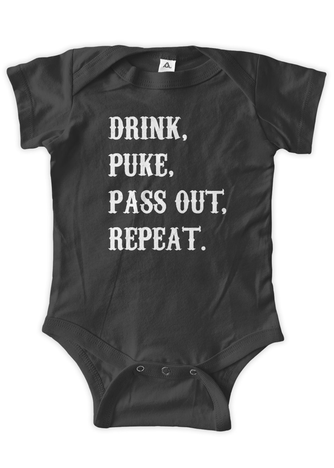 Drink Puke Pass Out Repeat Baby One Piece Body Suit Baby Graphic Infant ...