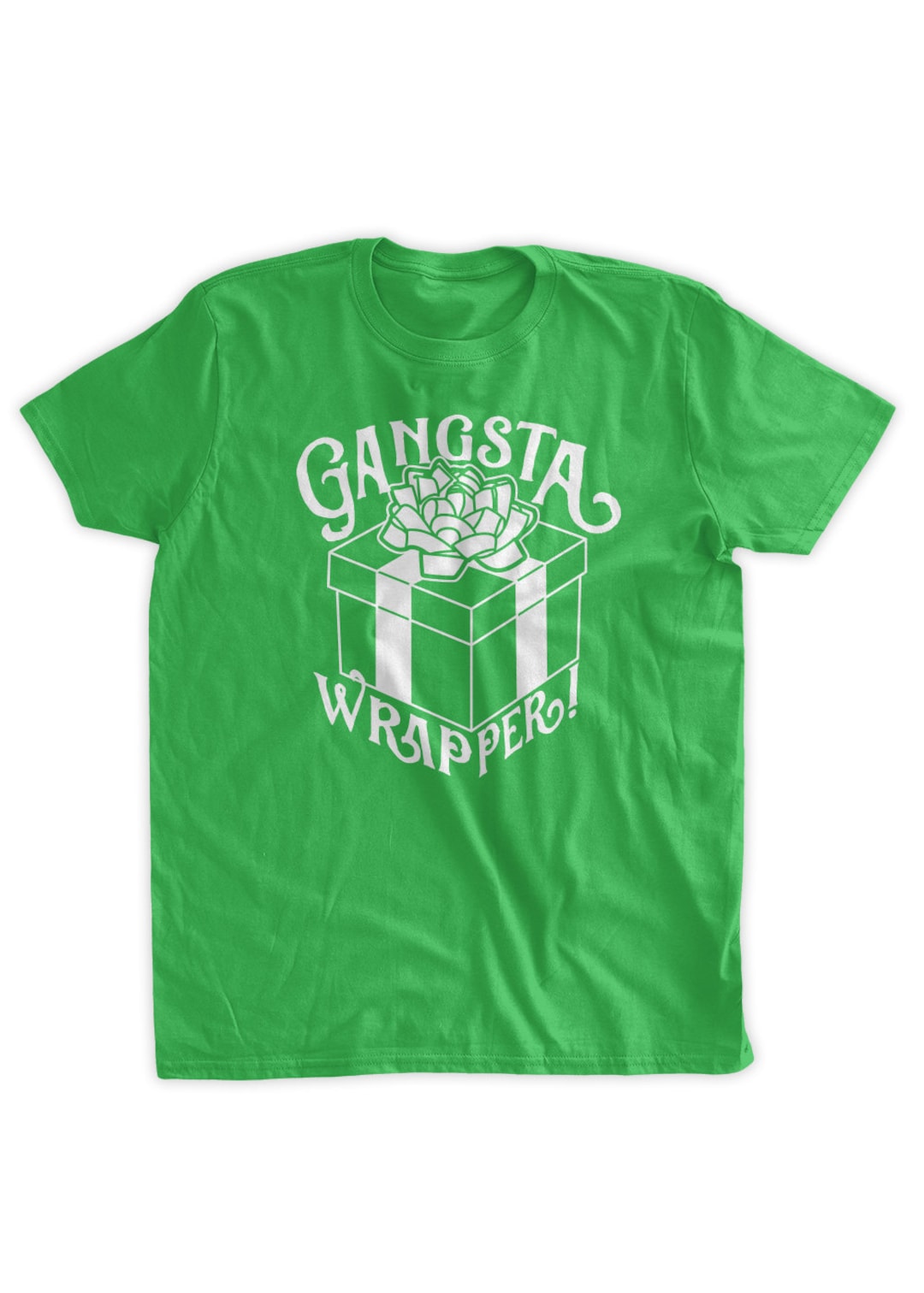 Gangsta Wrapper T-shirt Christmas Gangster Rap Hip Hop Shirt Funny ...