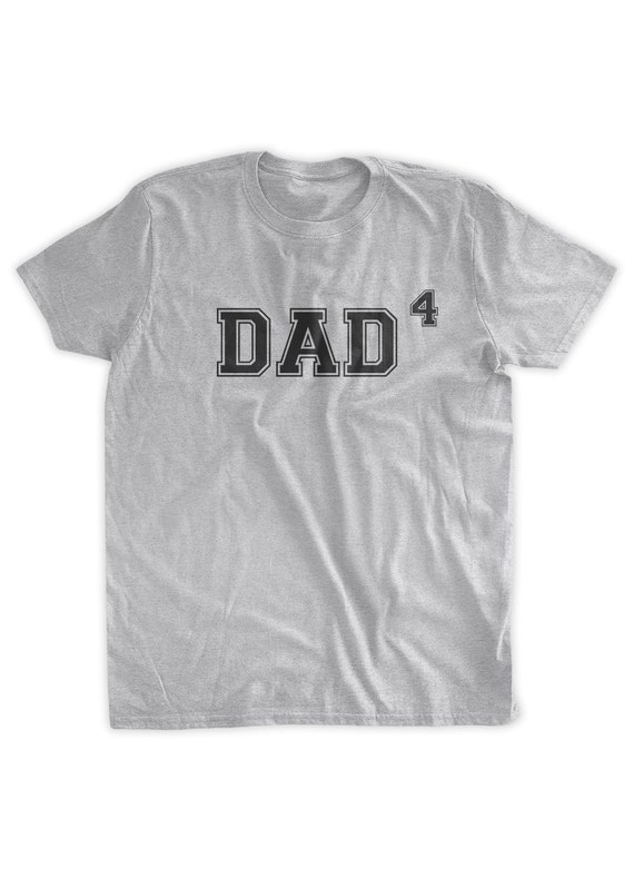 Dad 4 Tshirt Dad Squared Dad Four Kids BLK INK T-shirt Brother - Etsy