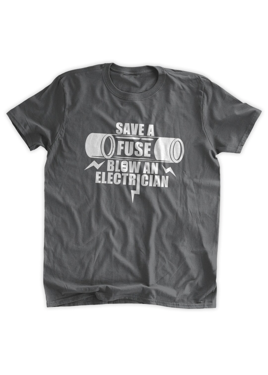 Save A Fuse Blow an Electrician T-shirt Funny Electrician Dad Fuse Box ...