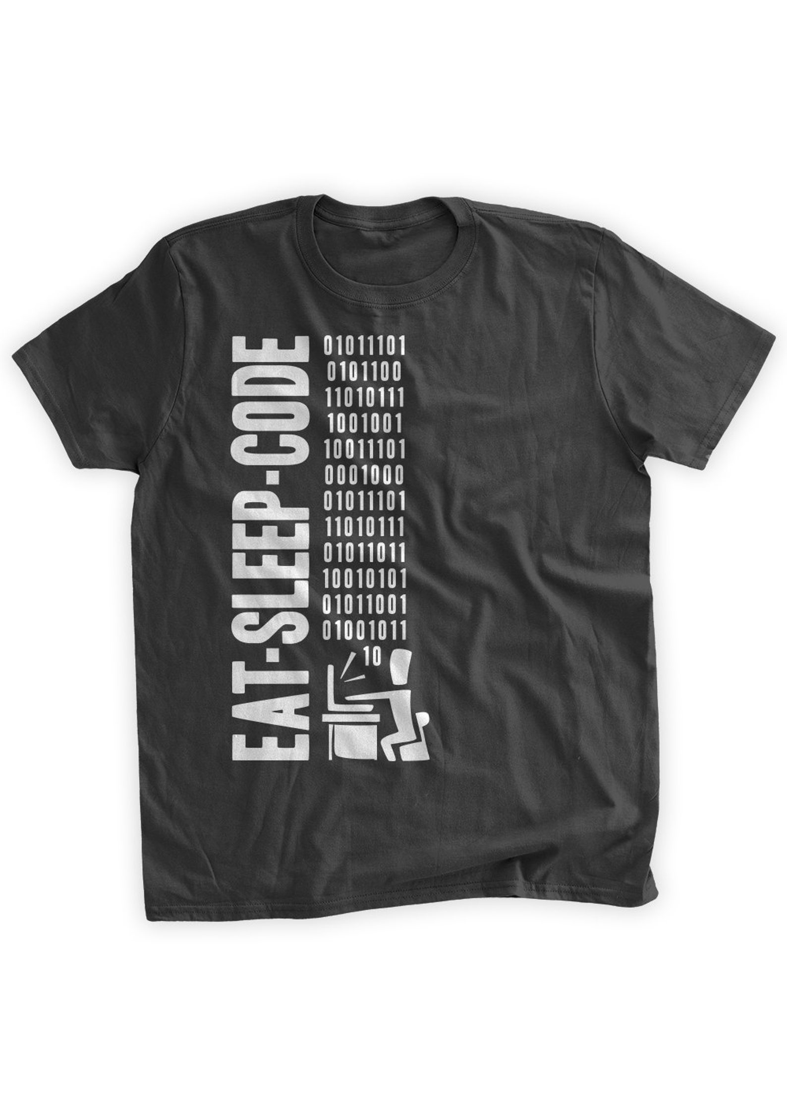 Eat Sleep Code T-shirt Binary Code Computer Geek Computer Programmer T ...